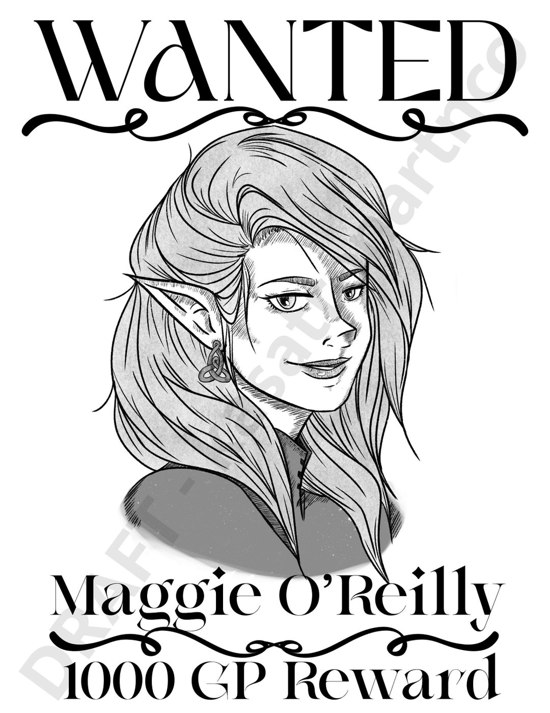 Dnd Custom Character Wanted Posters Wanted Posters, Dnd Art, Dnd Gifts ...