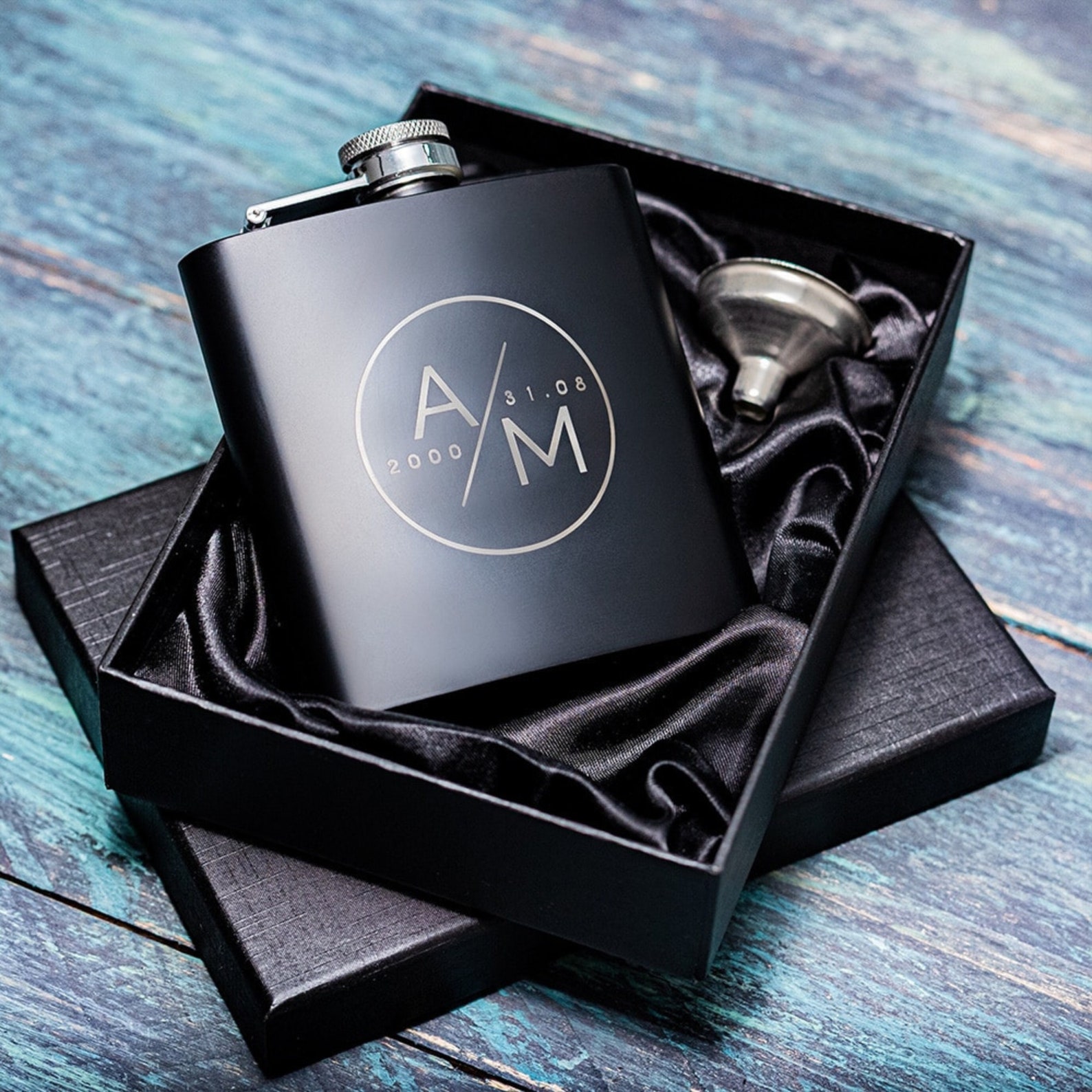 Engraved Personalized Stainless Steel Hip Flasks Ideal for Parties Weddings, and Gifts Whiskey ...