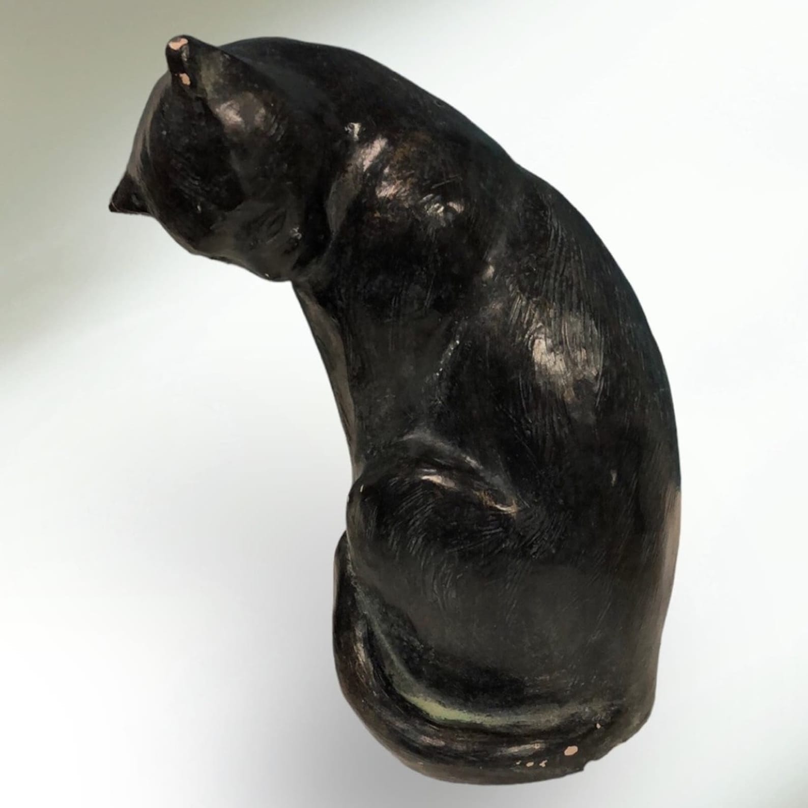 Vintage Austin Productions Cat Sculpture FELINE STUDY Made in 1978 ...