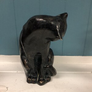 Vintage Austin Productions Cat Sculpture FELINE STUDY Made in 1978 ...