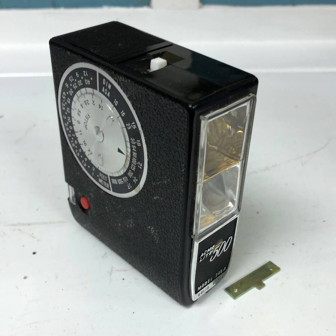 Vintage Acme Lite 500 Solid State Electronic Camera Flash Model 245A ...