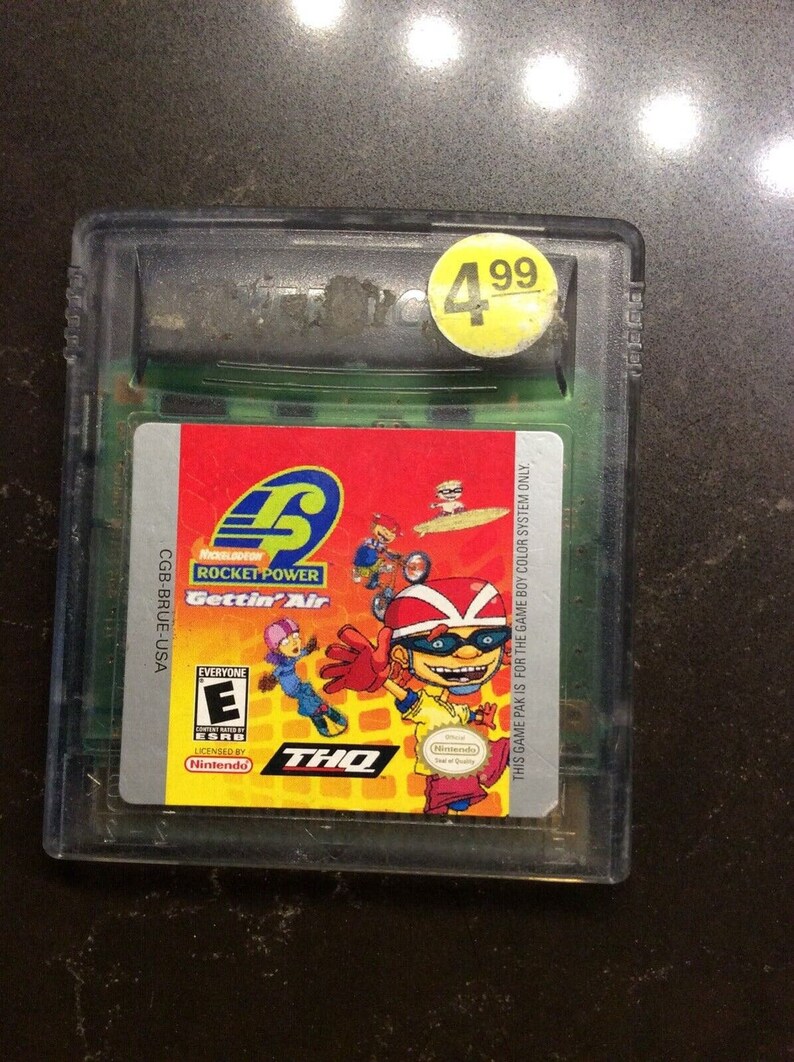 Nintendo Gameboy Color Nickelodeon Rocket Power Gettin’ Air Vintage ...