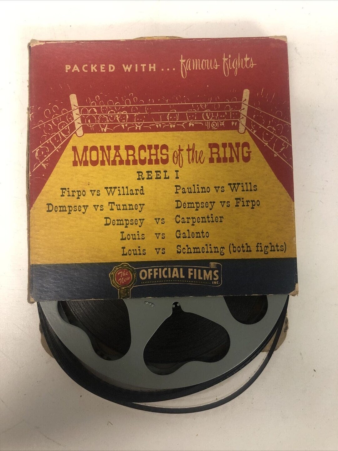 Monarchs of the Ring Vintage 8mm Film Reel IV Dempsey Louis Official ...