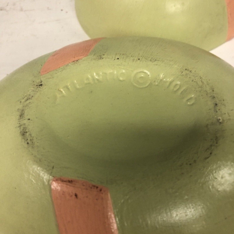 Vintage Atlantic Mold Ceramic Egg / Rabbit Figurine Candy Dish Bunny - Etsy