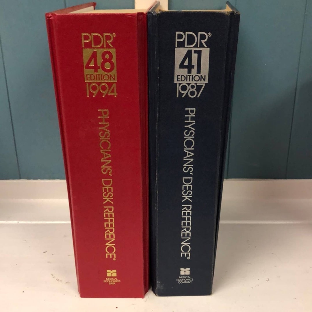 Vintage Lot of Physicians Desk Reference Books PDR 48 Edition 1994 & 41 ...