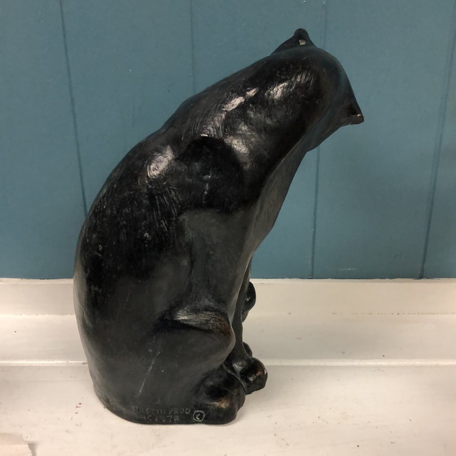 Vintage Austin Productions Cat Sculpture FELINE STUDY Made in 1978 ...