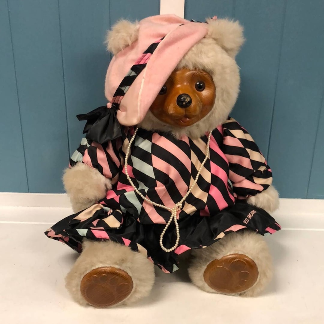 Vintage Robert Raikes 1986 Limited Edition Wooden Bear MAUDE 1920s ...