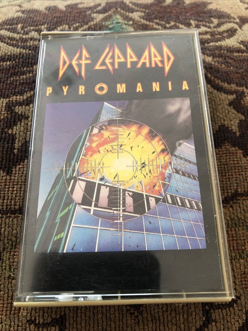 VTG Def Leppard Pyromania Cassette Tape Mercury 1983 in PDI Case EUC - Etsy