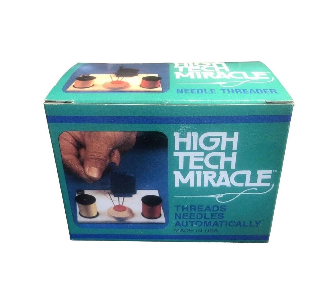 Vintage High Tech Miracle Thread Needle Threading Tool Sewing Threader ...