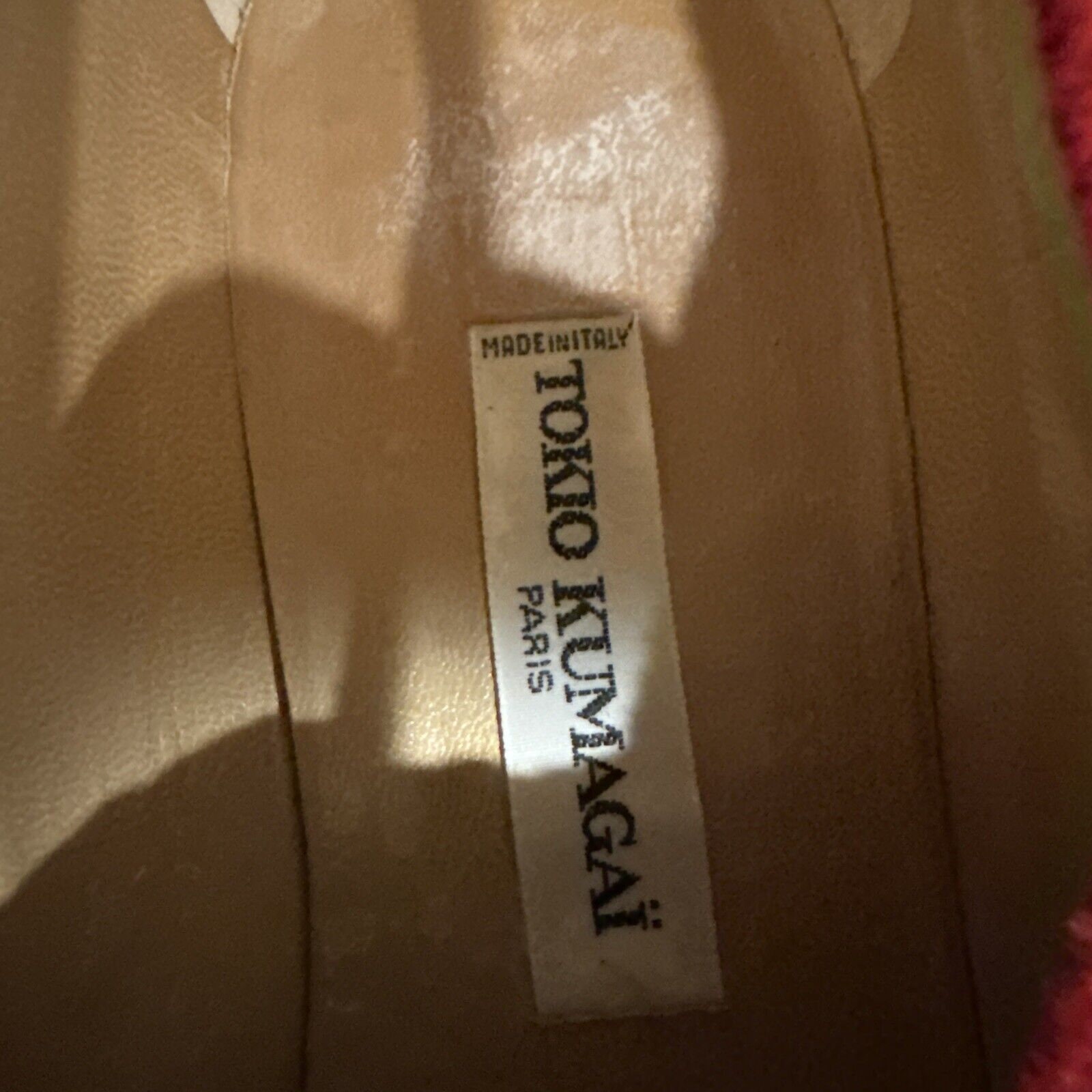 Vtg TOKIO KUMAGAI Paris Red Velvet Pull on Loafers Womens Italy Size 37 ...