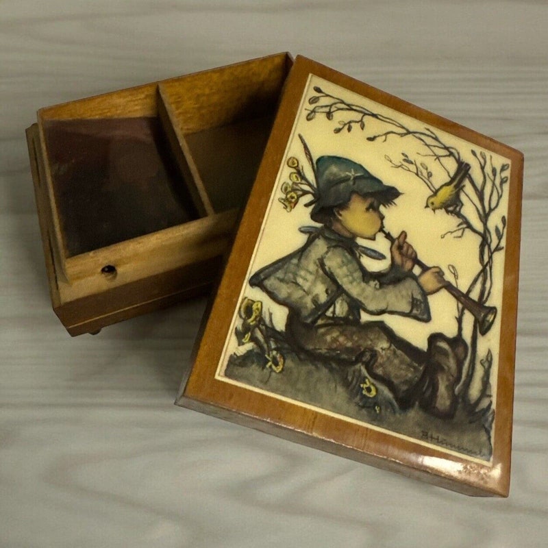 German Hummel Music Box - Etsy