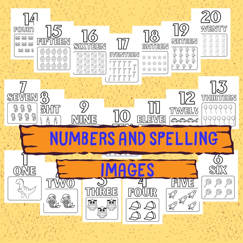 Perfect Number Coloring Book for Kids, Attractive Number Coloring Book ...