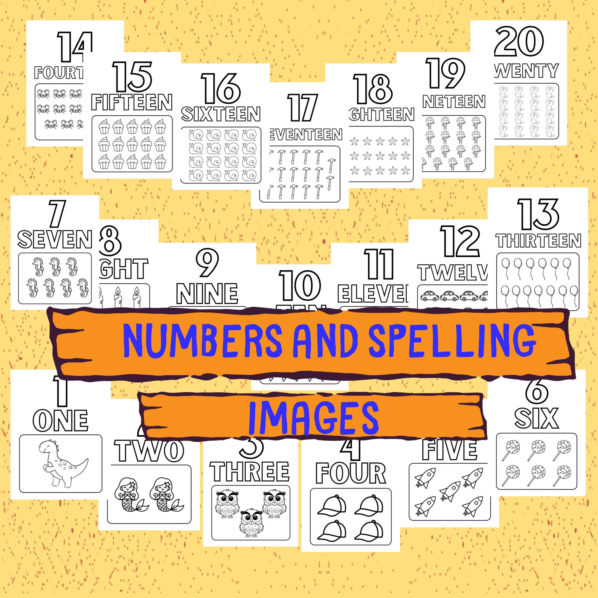 Perfect Number Coloring Book for Kids, Attractive Number Coloring Book ...