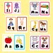 Cute Alphabet Flash Card for Kids, Learning Educational Alphabet Flash ...