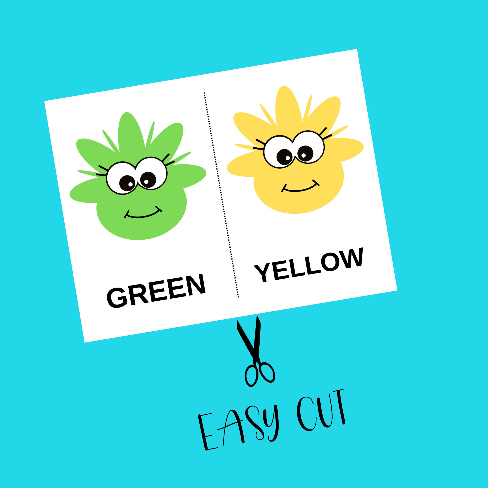 Flash Card Colors: Make Learning Fun!, Toddler Activity, Preschool ...