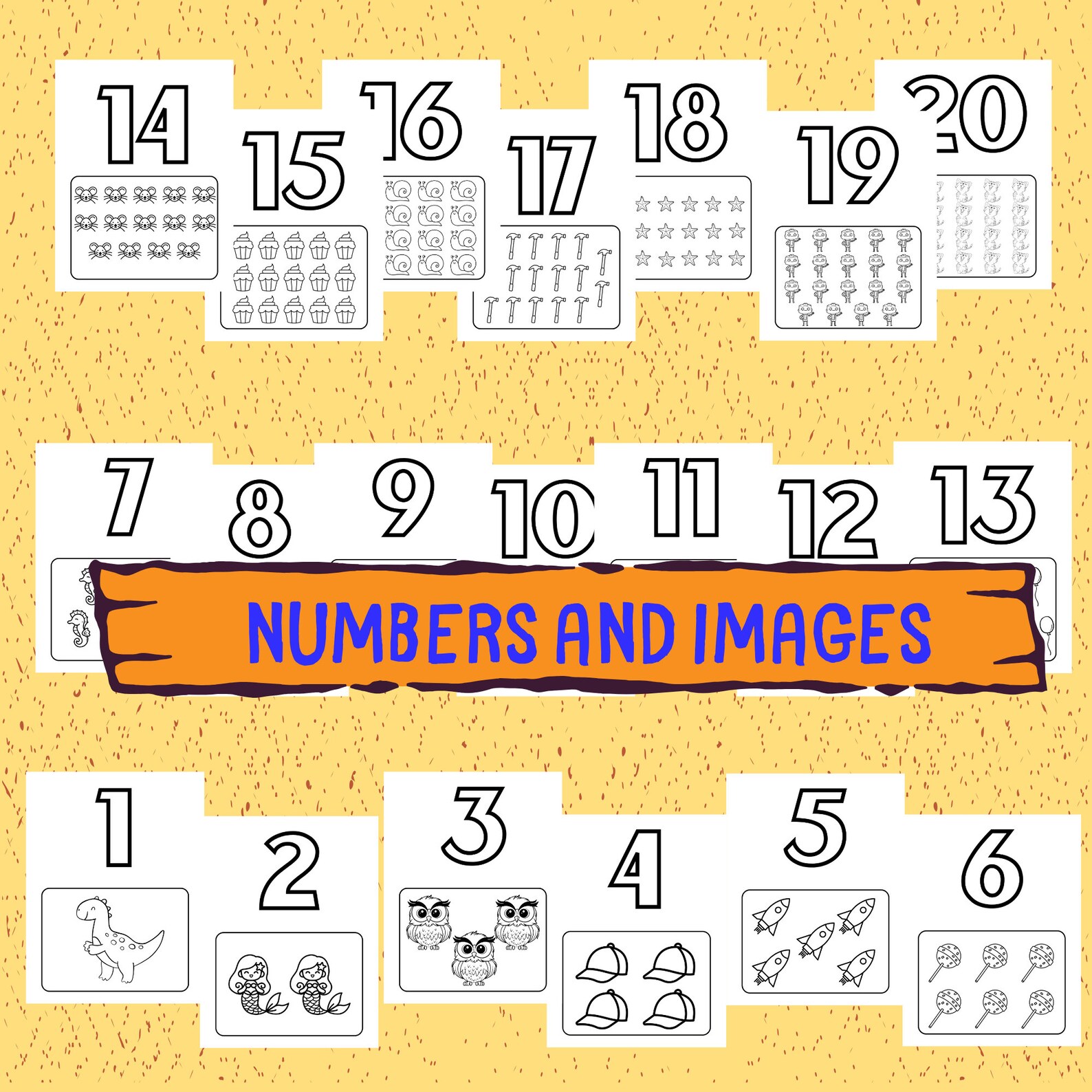 Perfect Number Coloring Book for Kids, Attractive Number Coloring Book ...