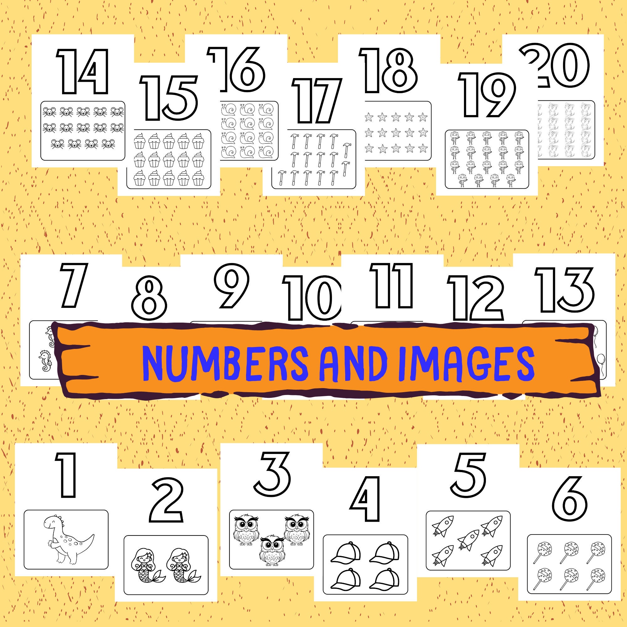 Perfect Number Coloring Book for Kids, Attractive Number Coloring Book ...