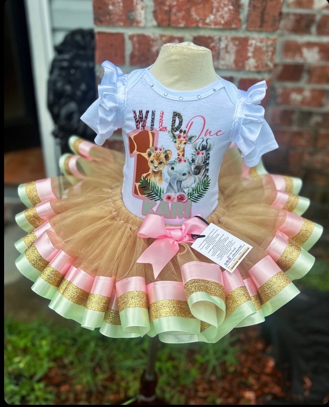 Personalized Wild One Ribbon Tutu Set - Etsy