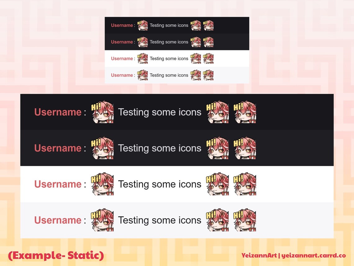 Wuthering Waves Changli Animated and Static Emote, for Twitch, Discord ...