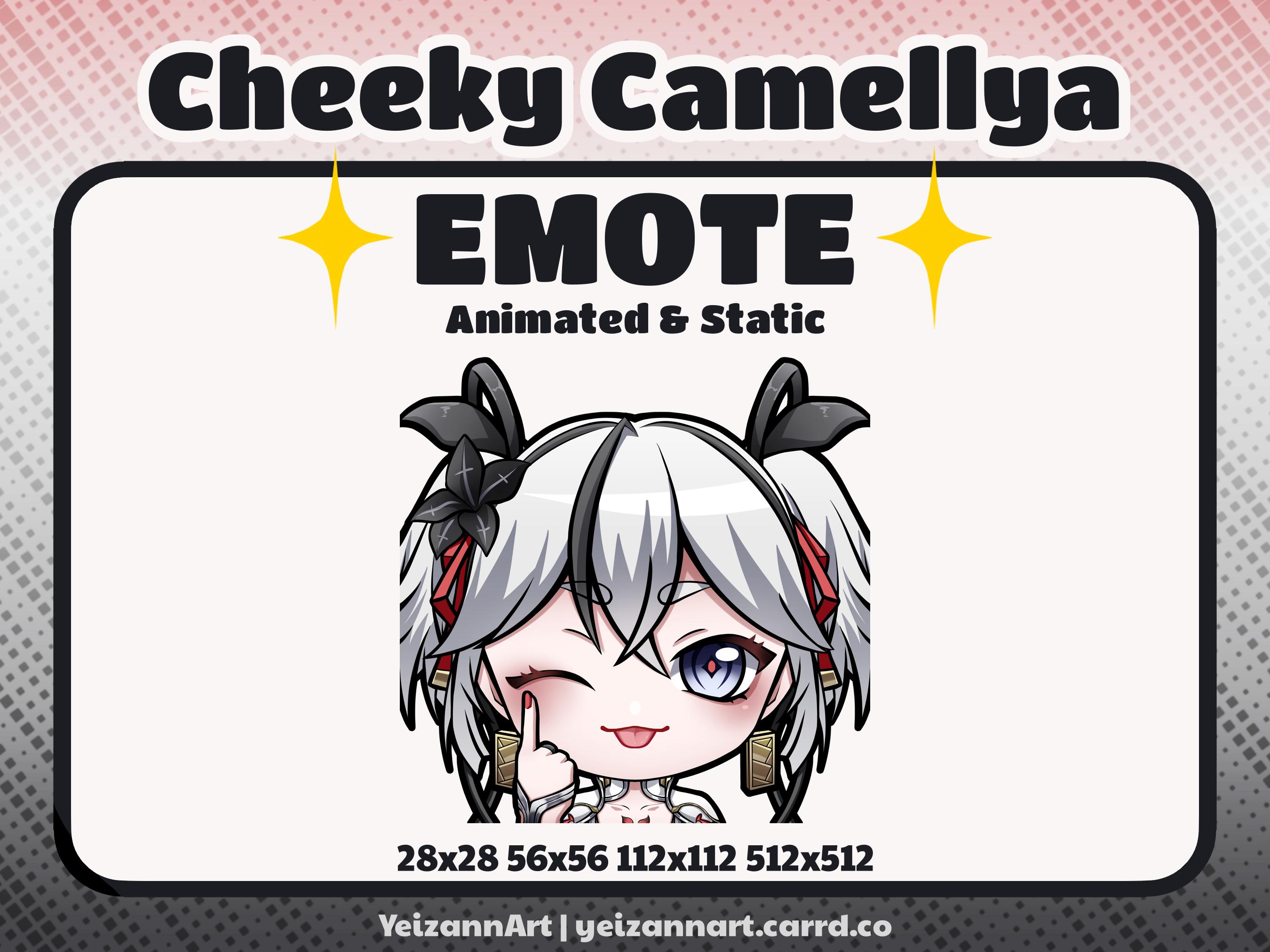 Wuthering Waves Camellya Animated and Static Emote, for Twitch, Discord ...