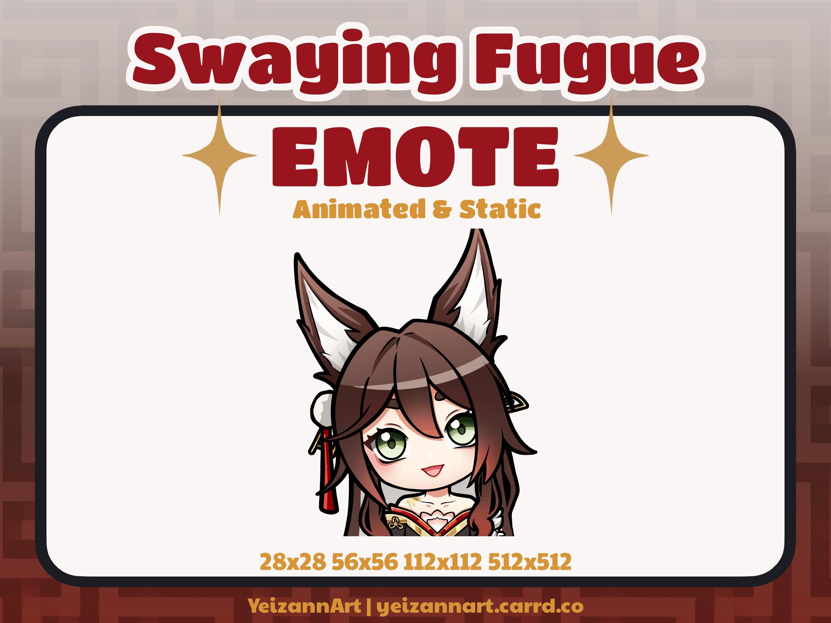 Honkai Star Rail Fugue Animated and Static Emote, for Twitch, Discord ...
