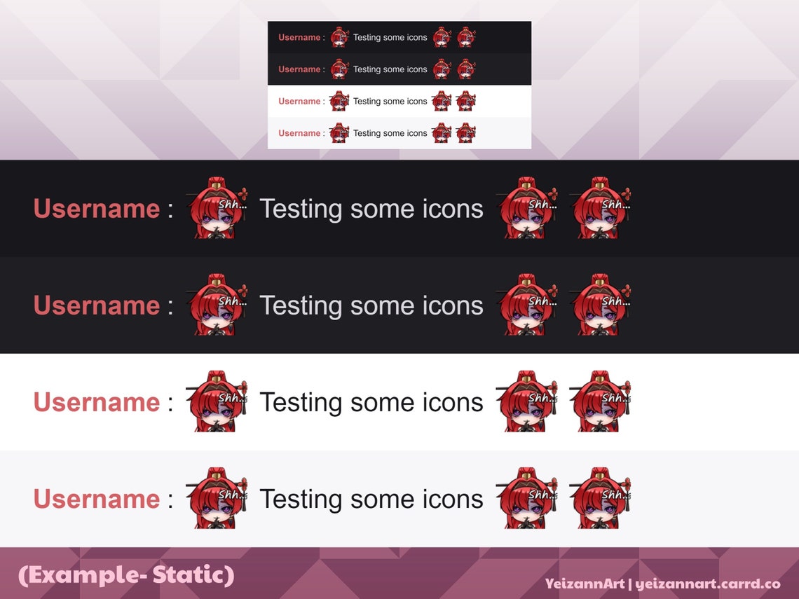 Wuthering Waves Yinlin Animated and Static Emote, for Twitch, Discord ...