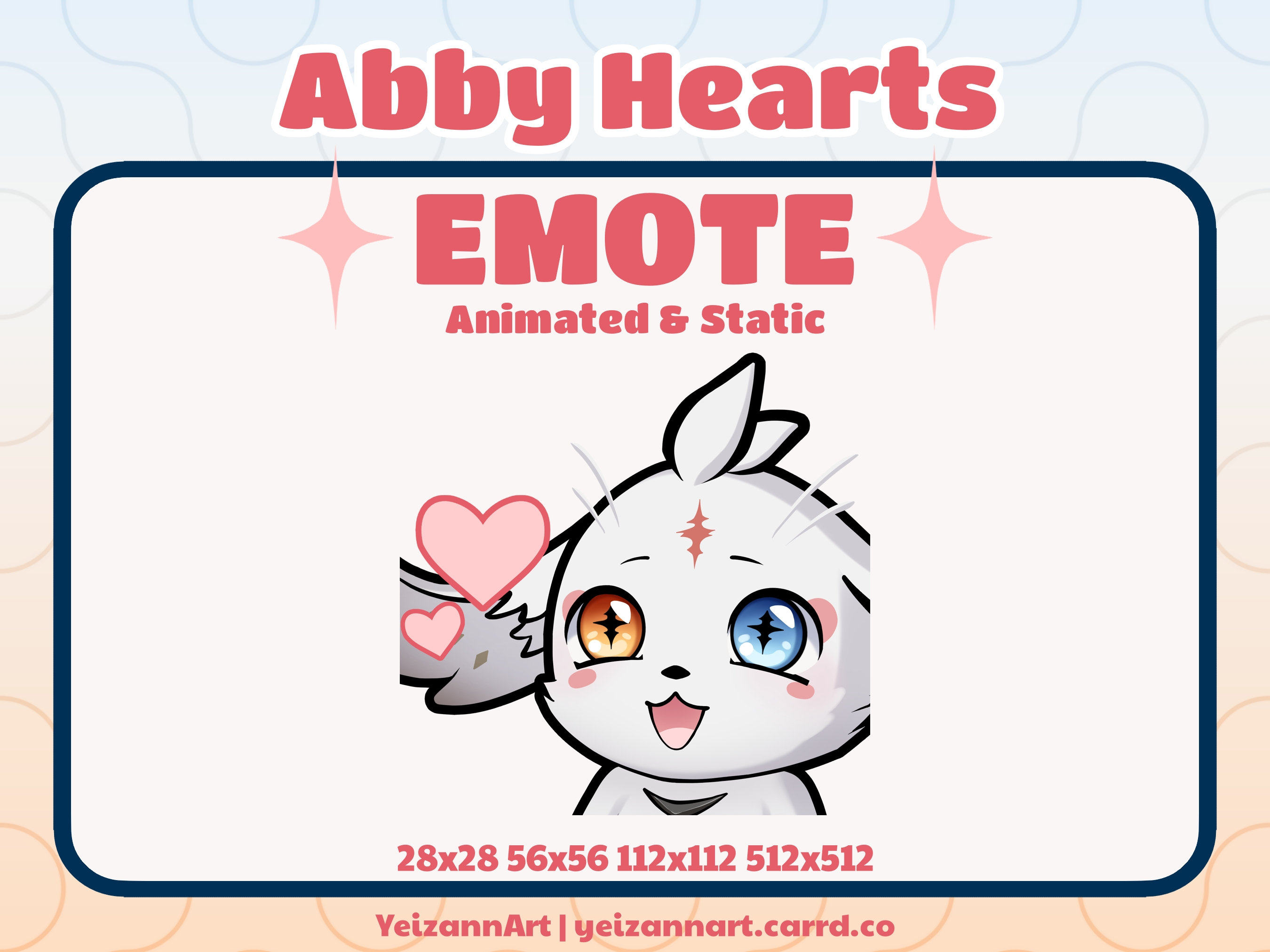 Wuthering Waves Abby Animated and Static Emote, for Twitch, Discord ...
