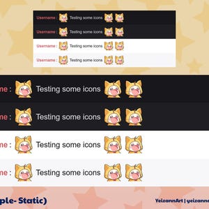 Infinity Nikki Momo Animated and Static Emote, for Twitch, Discord ...