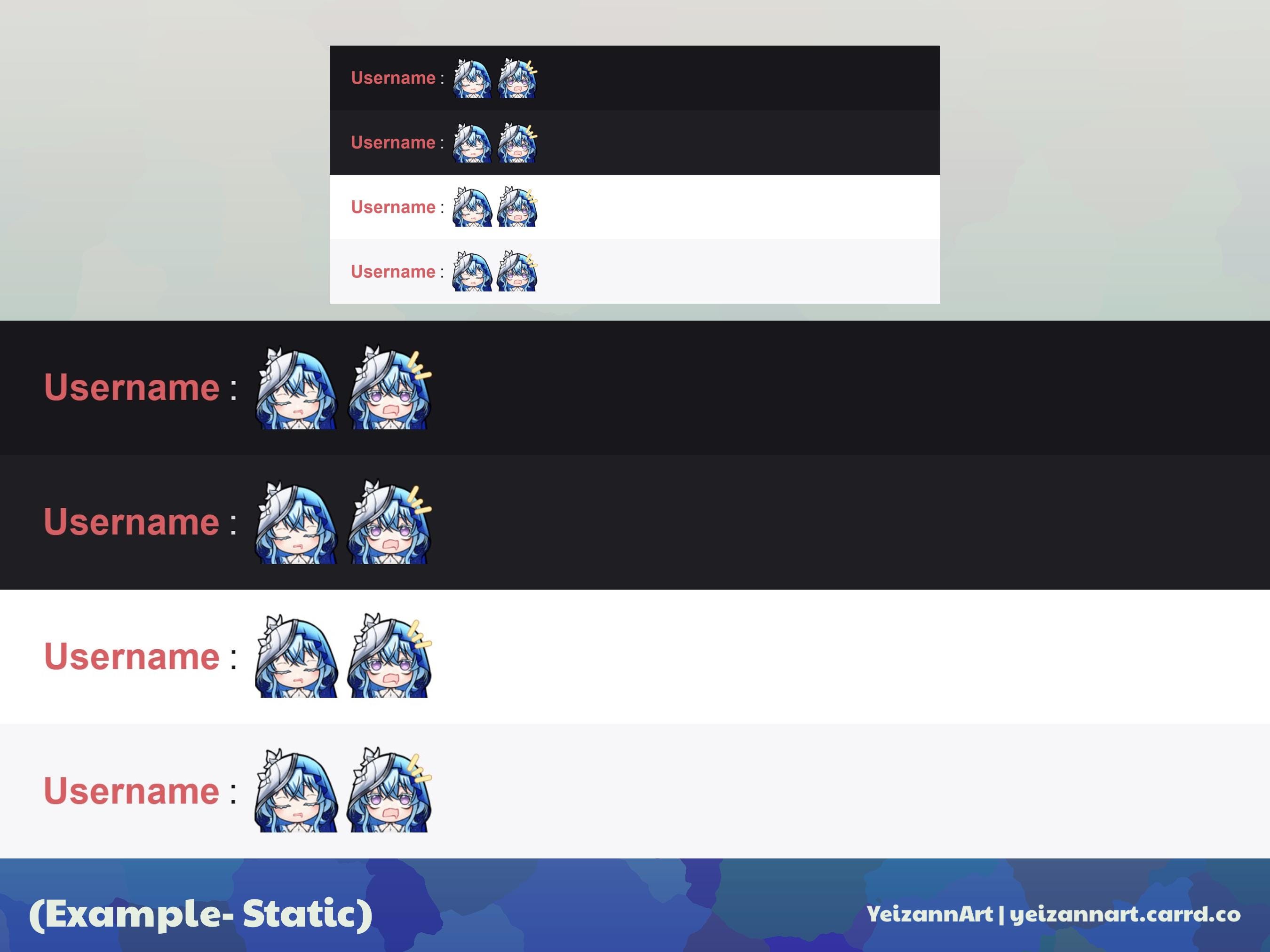 Wuthering Waves the Shorekeeper Animated and Static Emote, for Twitch ...