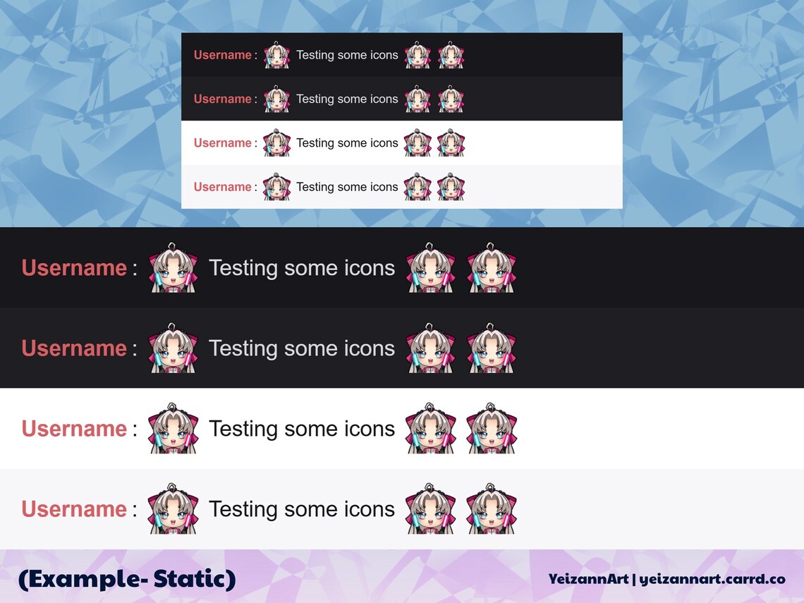 Wuthering Waves Carlotta Animated and Static Emote, for Twitch, Discord ...