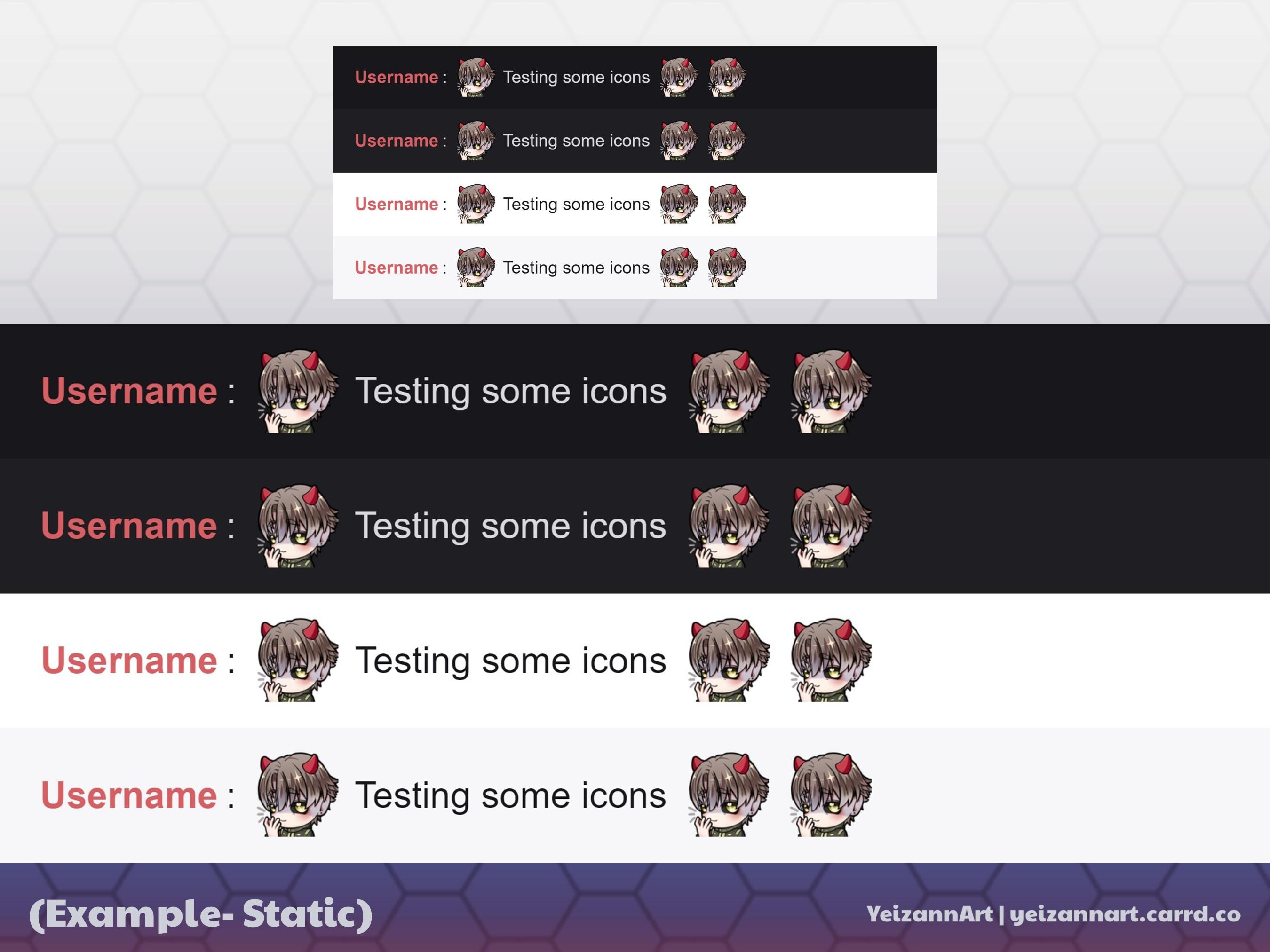 Wuthering Waves Dark Xiangli Yao Animated and Static Emote, for Twitch ...