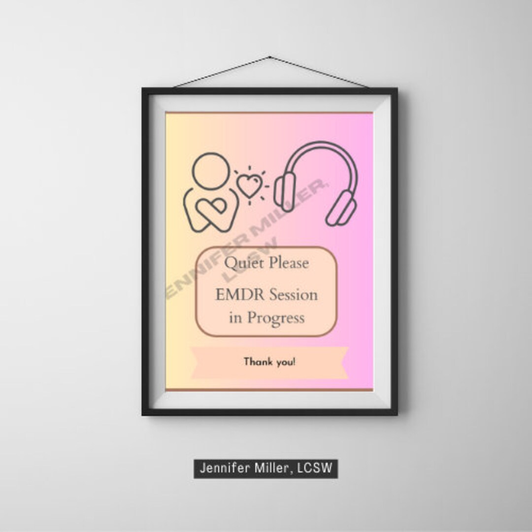 EMDR in Progress Sign - Etsy