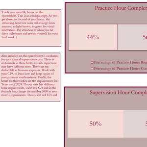 NEW!! Aesthetic LCSW Clinical Supervision Excel| Supervision Notes ...