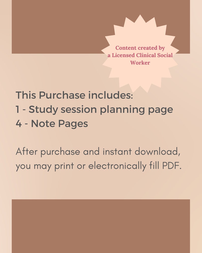 LMSW Exam Study Planner| ASWB Exam Prep | Social Work Exam Study Notes ...