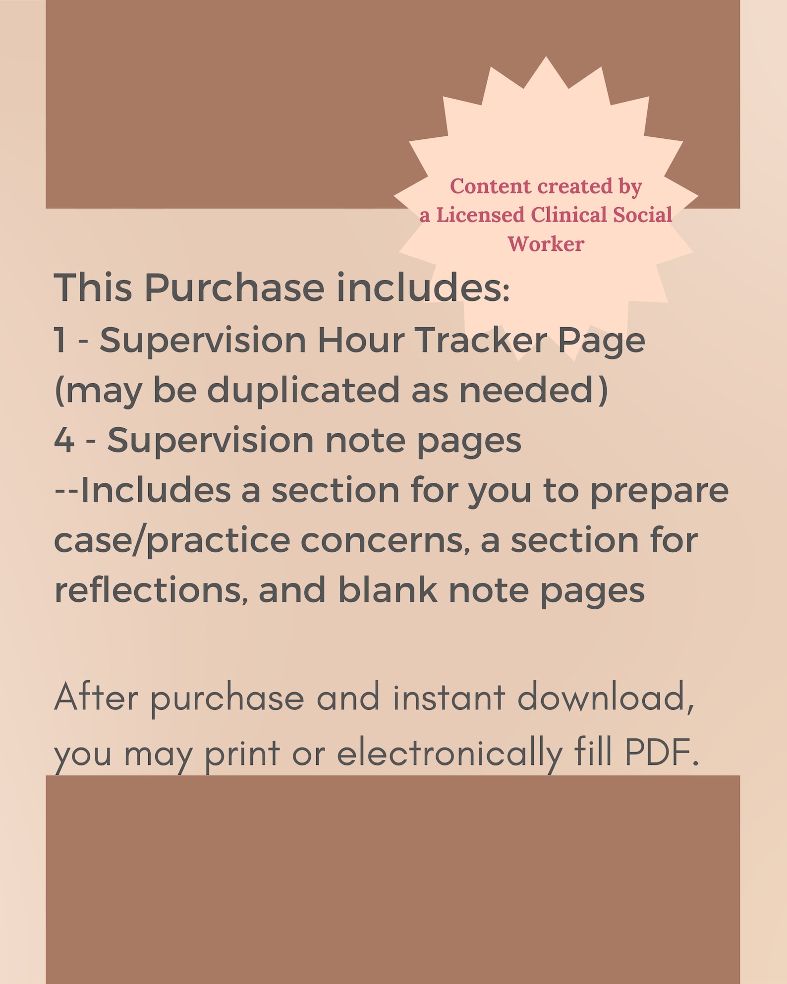 LCSW Clinical Supervision Package | Supervision Notes | Supervision ...