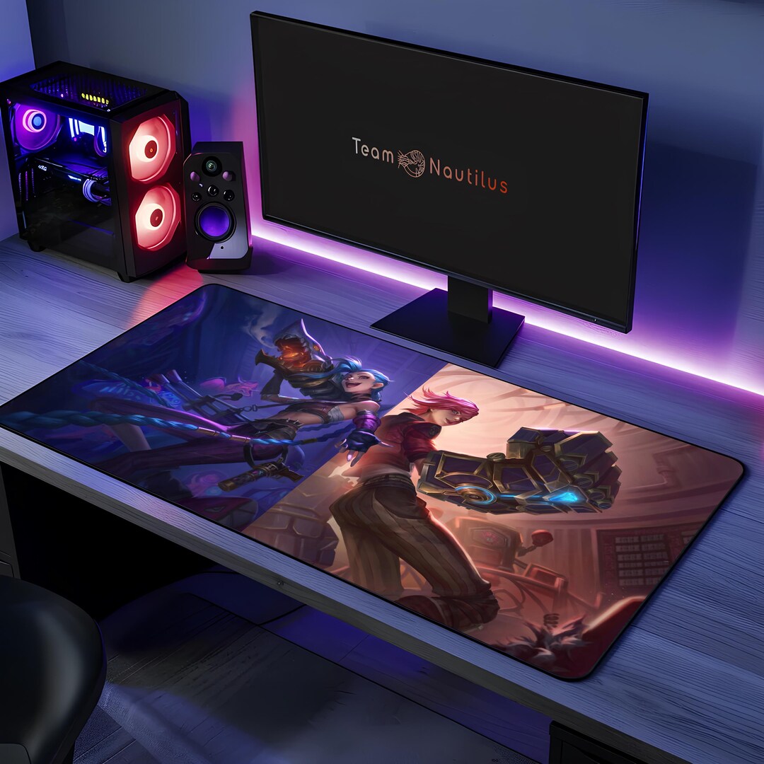 Arcane Legends Desk Mat | Jinx & Vi Collection | Netflix Arcane ...