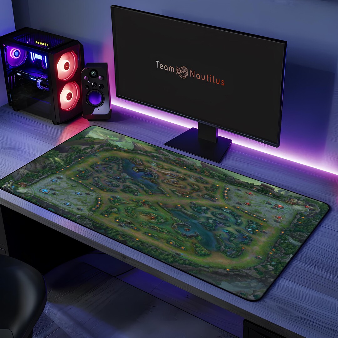 Summoners Rift Map | League of Legends Desk Mat | 80cm X 40cm - Etsy