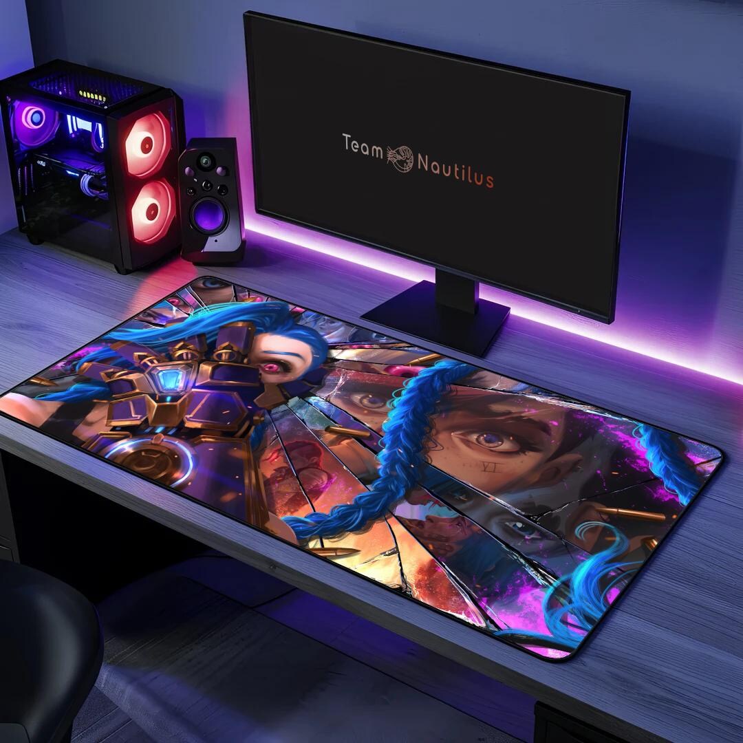 League of Legends Jinx - Gaming Desk Mat - Etsy