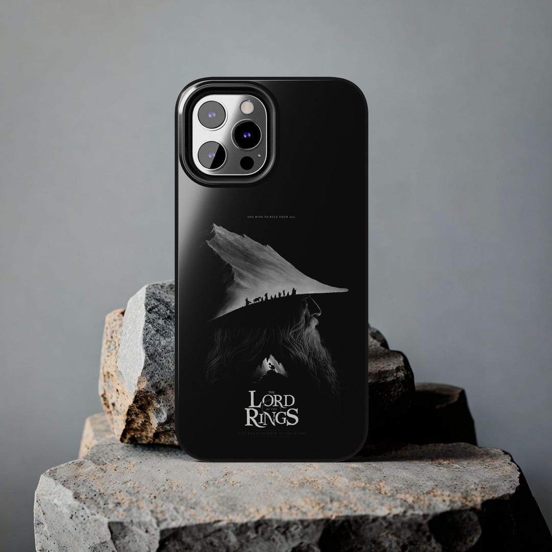Lord of the Rings Phone Case - Gandalf & Fellowship Silhouette - Etsy