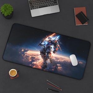 Gundam Desk Mat - Mecha Anime Gaming Mouse Pad | Mobile Suit Design ...