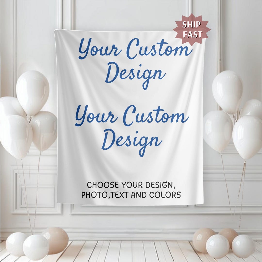 Custom Design Banner, Party Decor Welcome Sign, Personalized Baby ...