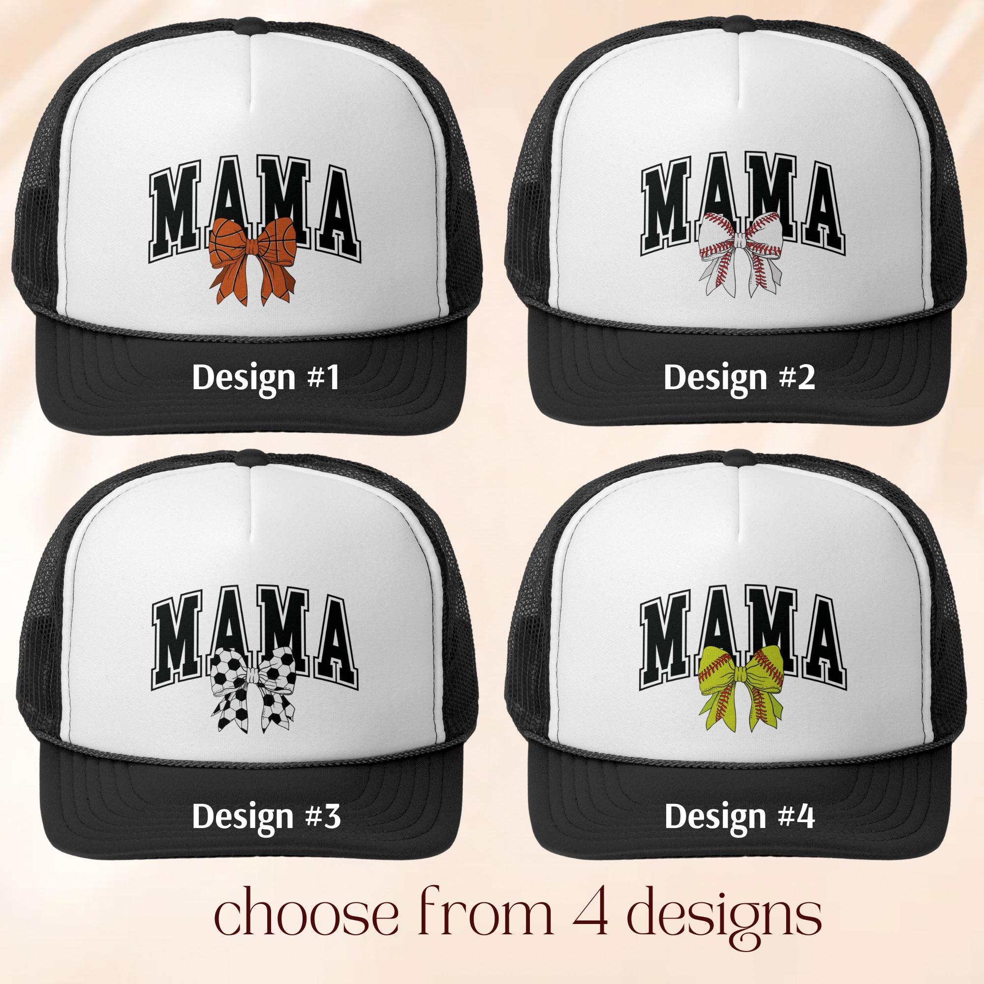Baseball Mom Hat Baseball Mama Hat Custom Trucker Hat for Mom Baseball ...
