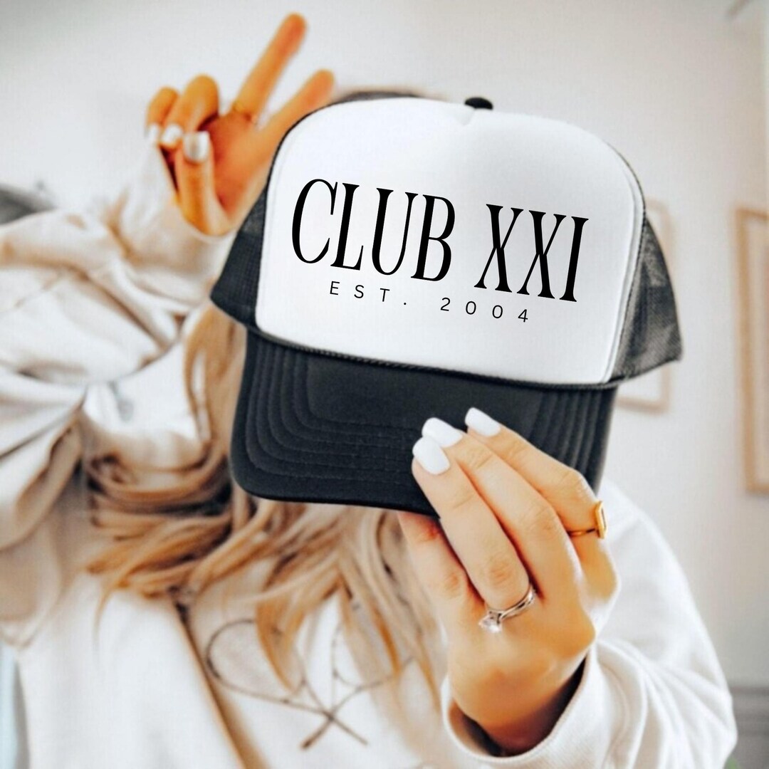 21st Birthday Trucker Hat Gift for Her for Him, 21 Years Old Hat, Funny ...