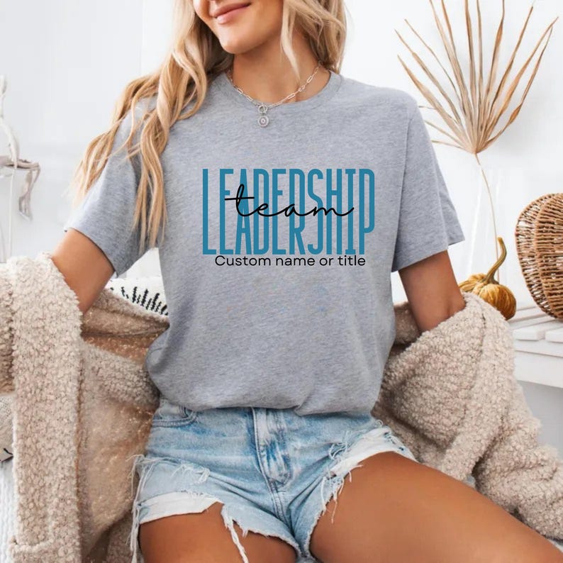Personalized Leadership Team Shirt,teammate T-shirt, Team Name Shirt ...