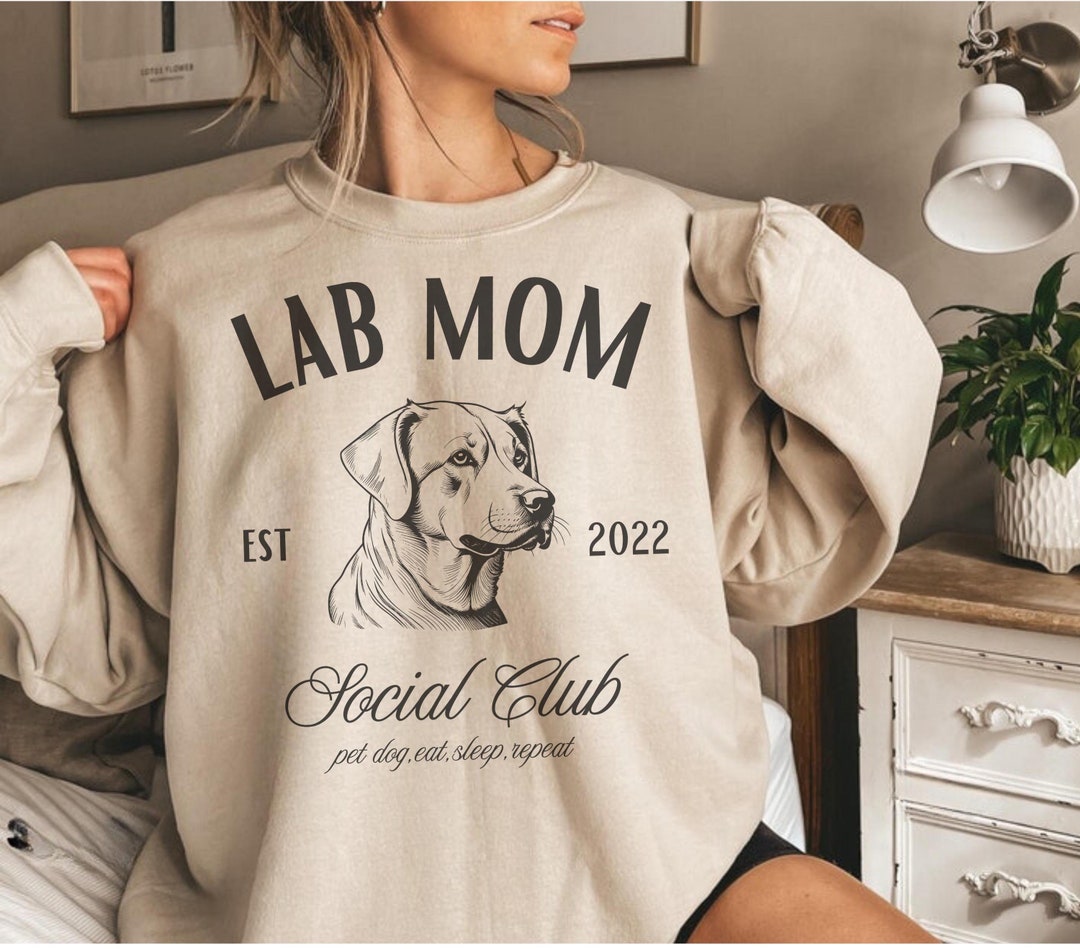 Labrador Social Club Sweatshirt,black Lab Shirt,labrador Sweatshirt ...