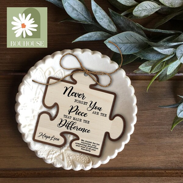 Never Forget You Are The Piece That Made The Difference Etsy Hong Kong