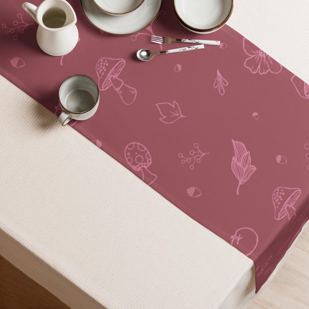 Wild Berry Woods Table Runner – Cozy Fall & Holiday Table Decor ...
