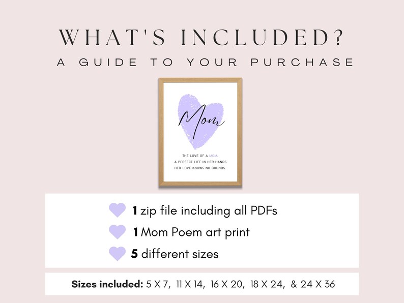 Mom Poem Print, Haiku Poem, Printable Poem for Moms, Gift for Mom, New ...