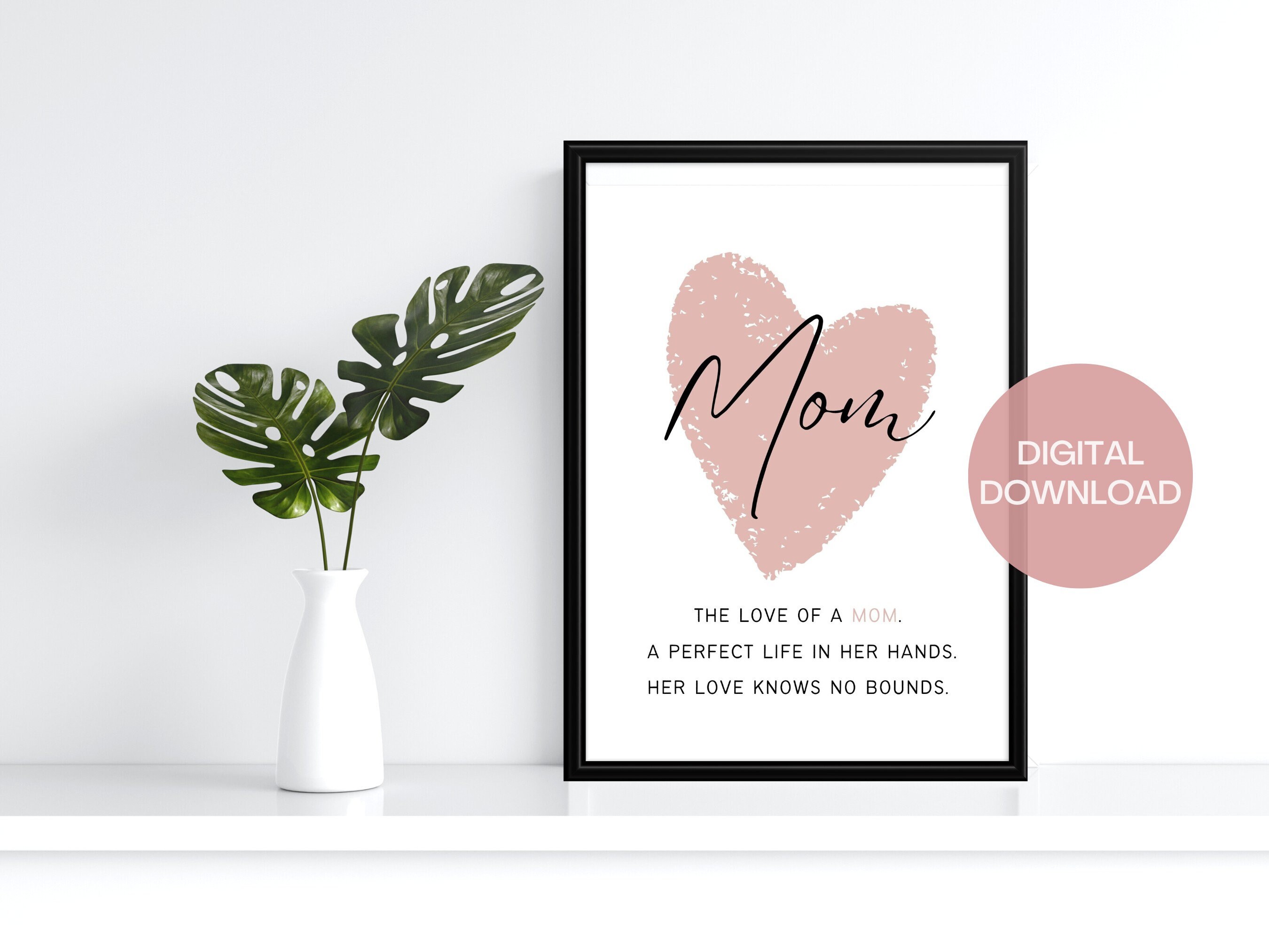 Mom Poem Print, Haiku Poem, Printable Poem for Moms, Gift for Mom, New ...