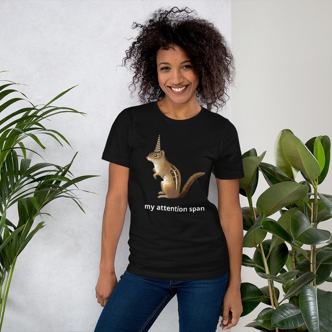 ADHD Squirrel Unisex T-shirt - Etsy
